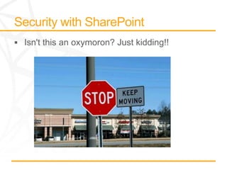 SharePoint Authentication and Authorization | PPTX | Computing | Technology & Computing