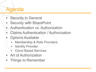 SharePoint Authentication and Authorization | PPT