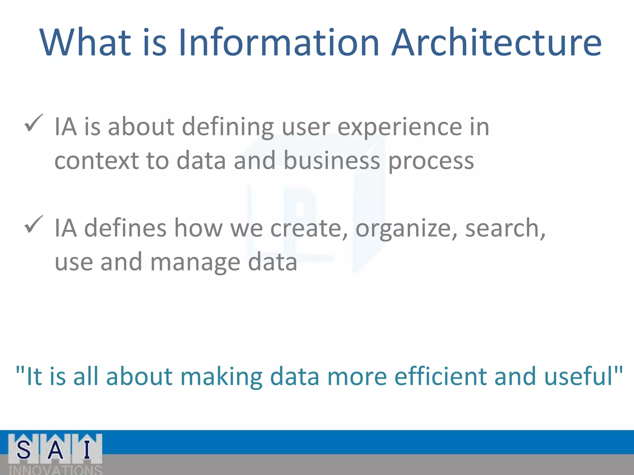 Sharepoint information-architecture | PPTX