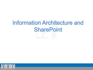 Sharepoint information-architecture | PPTX
