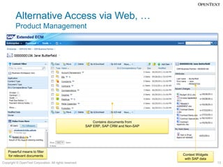 Integration of SharePoint and SAP Extended ECM | PDF