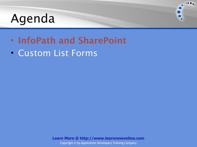SharePoint: Introduction to InfoPath | PPT