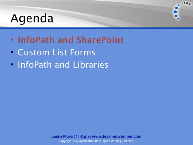 SharePoint: Introduction to InfoPath | PPT