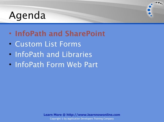SharePoint: Introduction to InfoPath | PPT