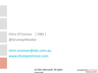 2011 - SharePoint + jQuery | PPT