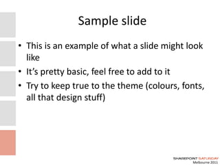 2011 - SharePoint + jQuery | PPT