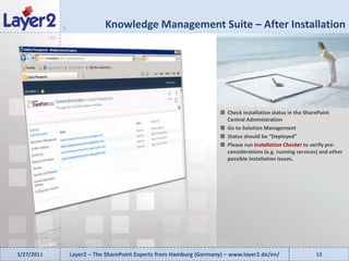 SharePoint 2010 Knowledge Management Suite: Auto Tagging & Tag Navigation | PPTX | Web ...