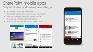 SharePoint mobile app end-to-end | PPT