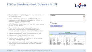 SharePoint: SAP Integration & Synchronization via NetWeaver & OData | PPT