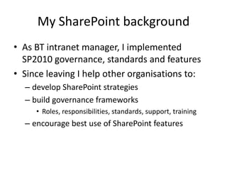 SharePoint: what does good look like? | PPTX