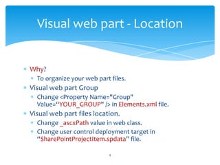 SharePoint 2010 Visual Web Part | PPT