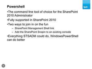 SharePoint 2010 architecture and infrastructure | PPTX