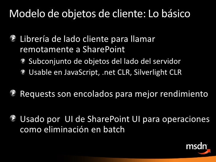SharePoint 2010 Client Object Model