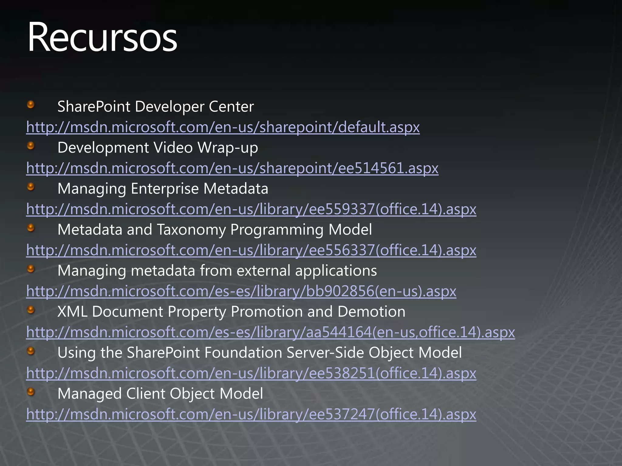 SharePoint 2010 DEV | PPT