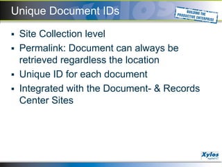 SharePoint 2010 Document Management | PPT