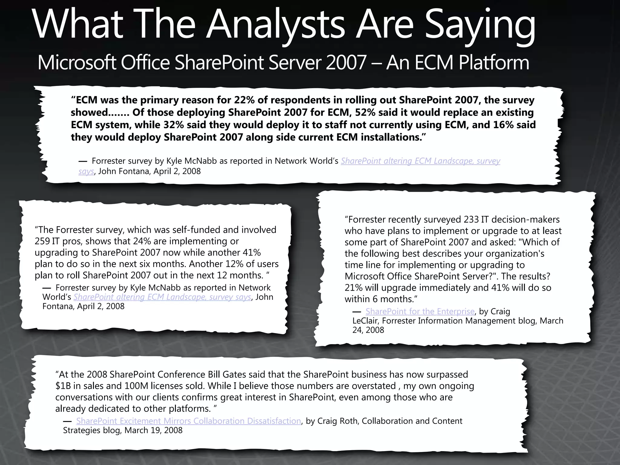 Share Point 2010 Ecm David Gorgone Micrsoft | PPT