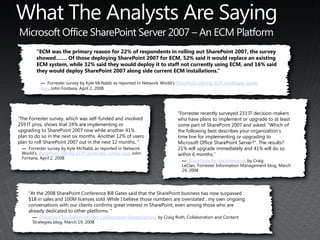 Share Point 2010 Ecm David Gorgone Micrsoft | PPT
