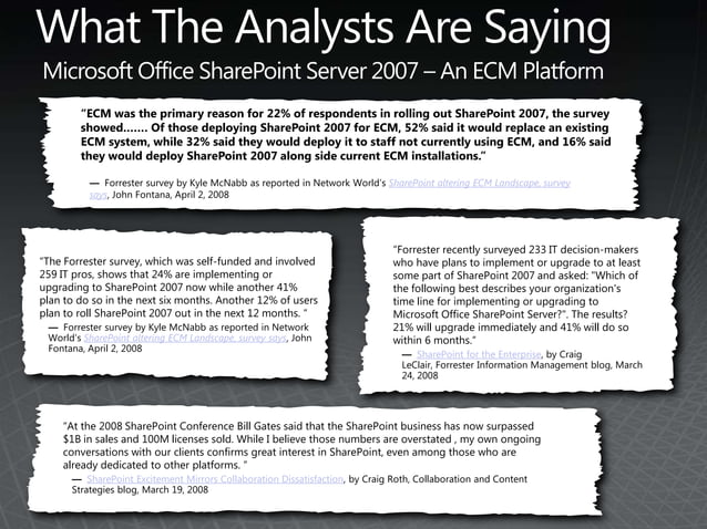Share Point 2010 Ecm David Gorgone Micrsoft | PPT