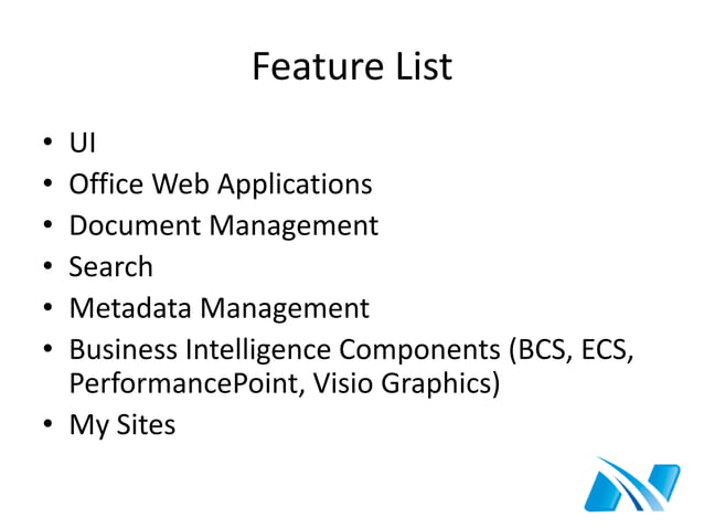 SharePoint 2010 enterprise implementation | PPTX | Databases | Computer Software and Applications