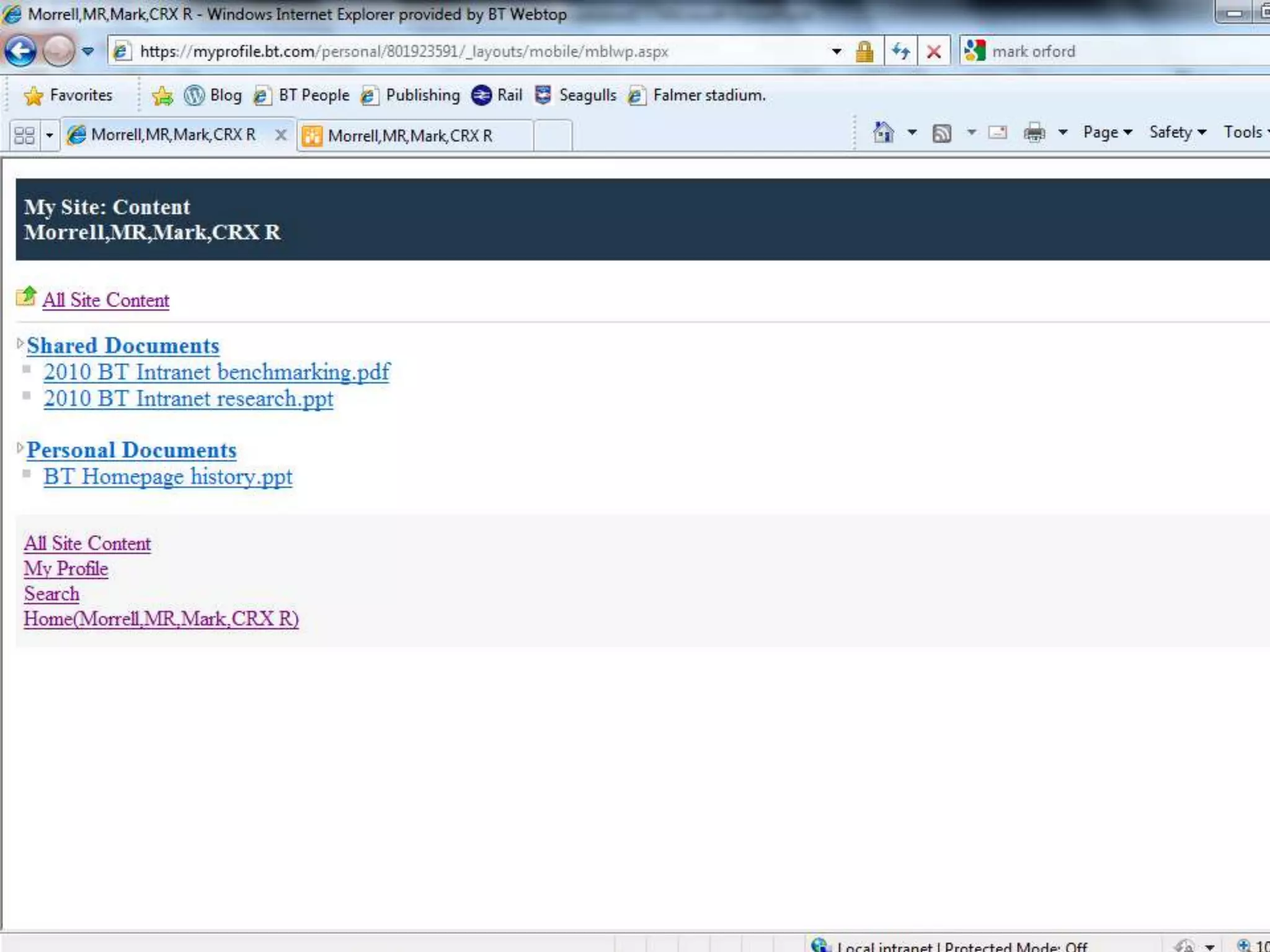 SharePoint 2010: examples with mobiles | PPT