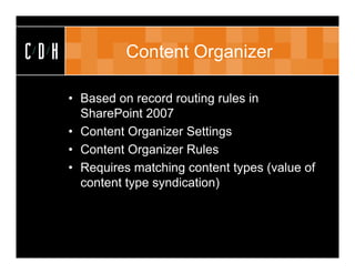SharePoint 2010: ECM-ready? | PPT