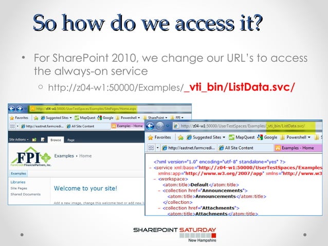 SharePoint 2010 REST with JavaScript and jQuery | PPT