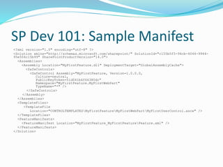 SharePoint 2010 Tools in Visual Studio 2010 | PPTX