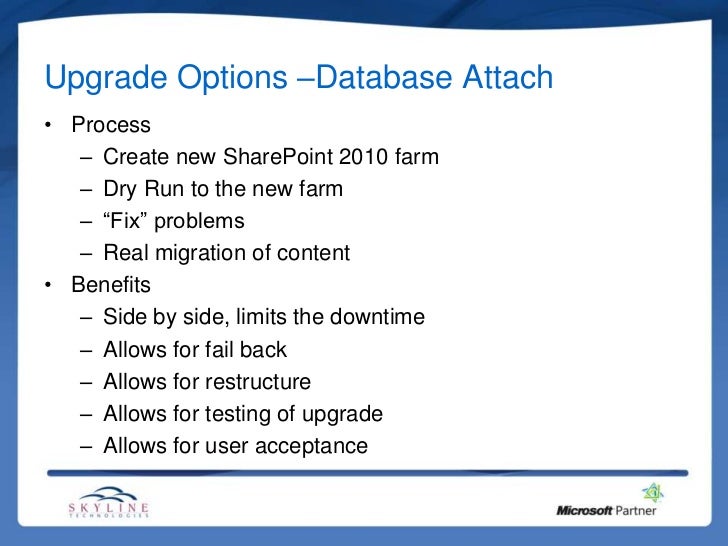 SharePoint 2010 upgrades!