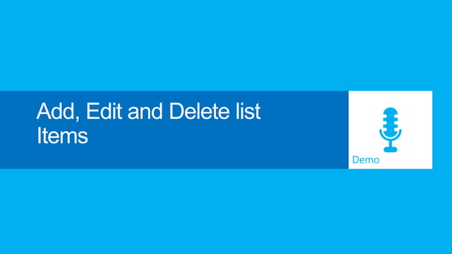 Share point 2013 - Javascript Object Model | PPT