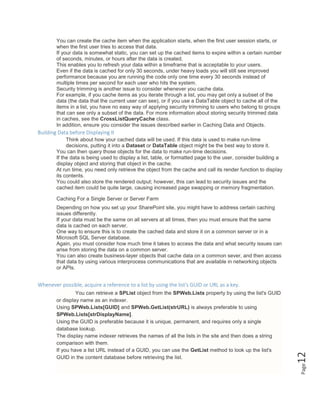 Share point 2013 coding standards and best practices 1.0 | PDF