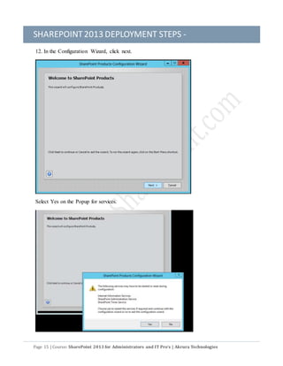 Share point 2013 deployment document | DOCX | Databases | Computer Software and Applications