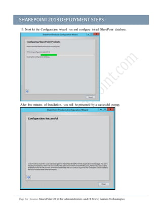 Share point 2013 deployment document | DOCX | Databases | Computer Software and Applications