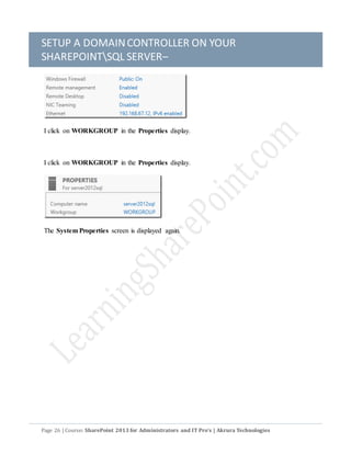 Share point 2013 deployment document | DOCX | Databases | Computer Software and Applications