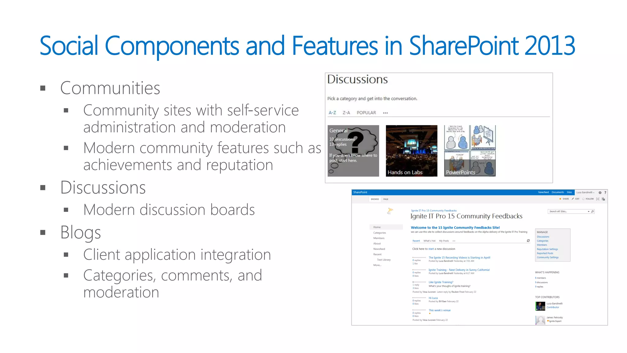 EPC Group - SharePoint 2013 Features and Functionality Overview | PDF