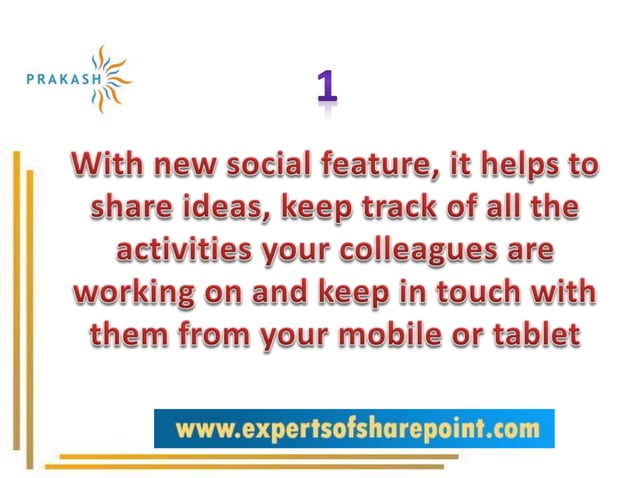 SharePoint 2013 Key Features | PPTX