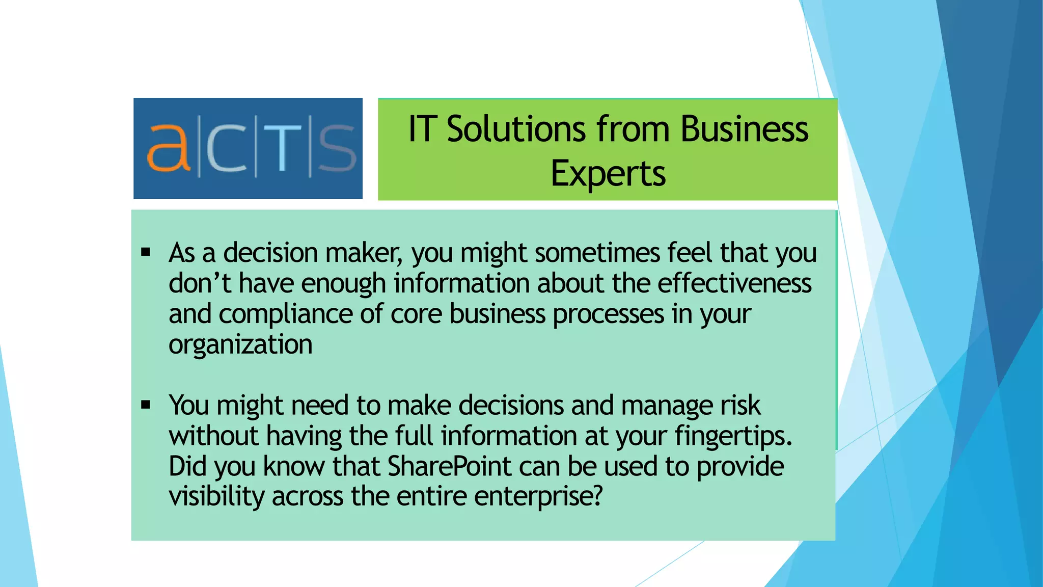 SharePoint 2013 overview | PPTX