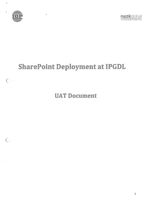 SharePoint 2013 Server Implementation Project | PDF