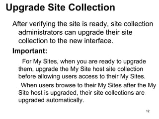 Sharepoint 2013 upgrade process | PPT