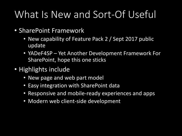 SharePoint 2016 Platform Adoption Lessons Learned and Advanced ...