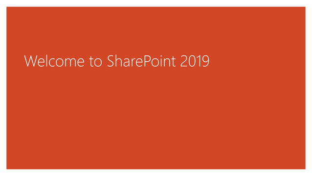 Sharepoint 2019 Training | PPTX | Web Development | Internet