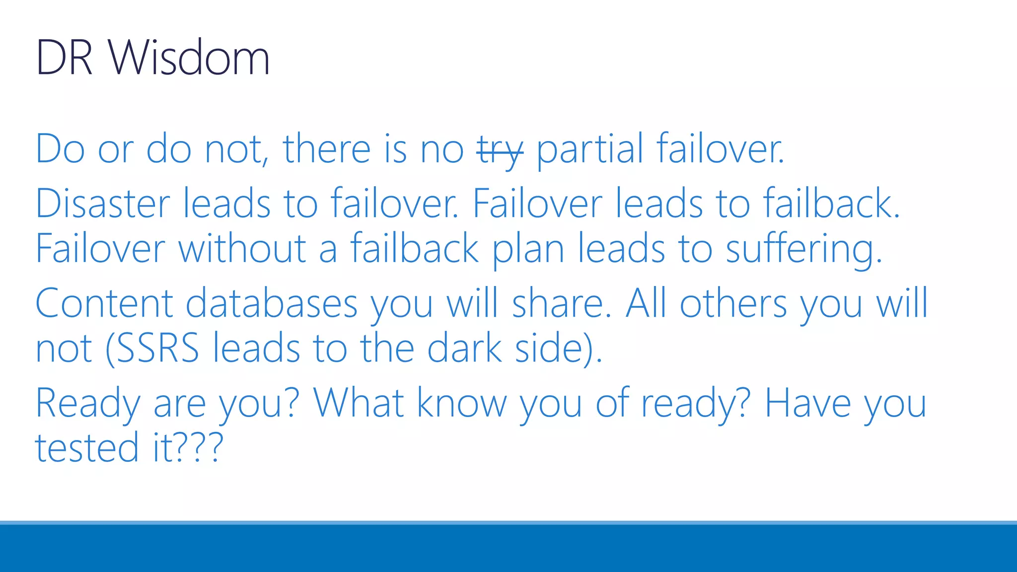 SharePoint 24x7x365 Architecting for High Availability, Fault Tolerance ...