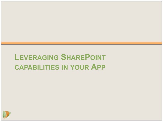 SharePoint Add-Ins - the Next Level | PPTX | Internet | Computing