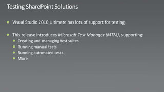 SharePoint Application Lifecycle Management (ALM) | PPTX