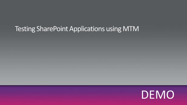 SharePoint Application Lifecycle Management (ALM) | PPTX