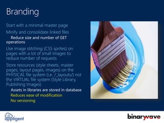 SharePoint and Office 365 Performance Best Practices | PPT
