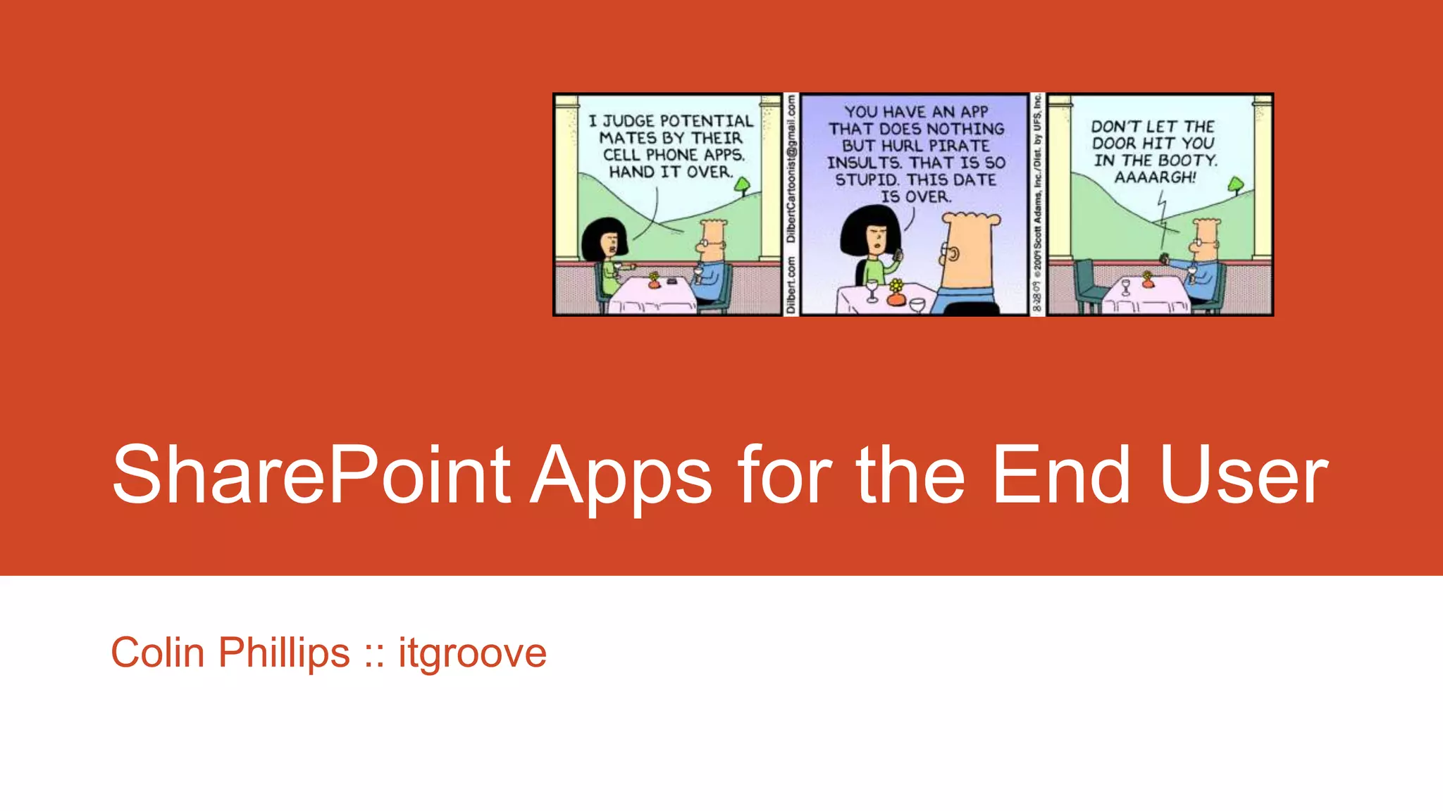 SharePoint Apps for the End User | PPT