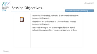 SharePoint as a Records Management System | PDF