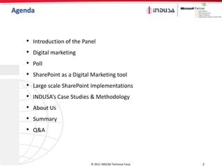 Share point as your digital marketing platform | PPTX