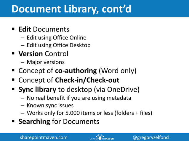 SharePoint Beginner Training for End Users | PDF