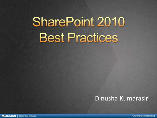 SharePoint best practices | PPT